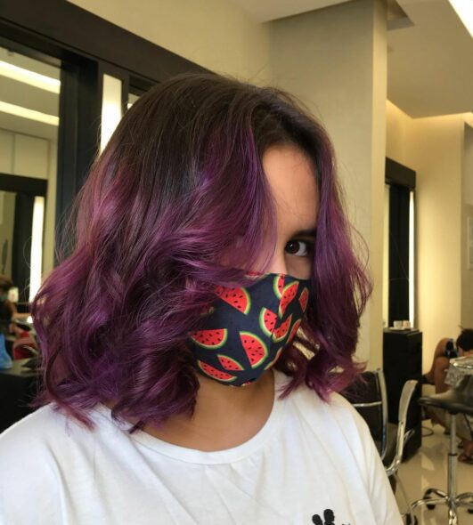 CABELO ROXO: fotos inspirações, como pintar