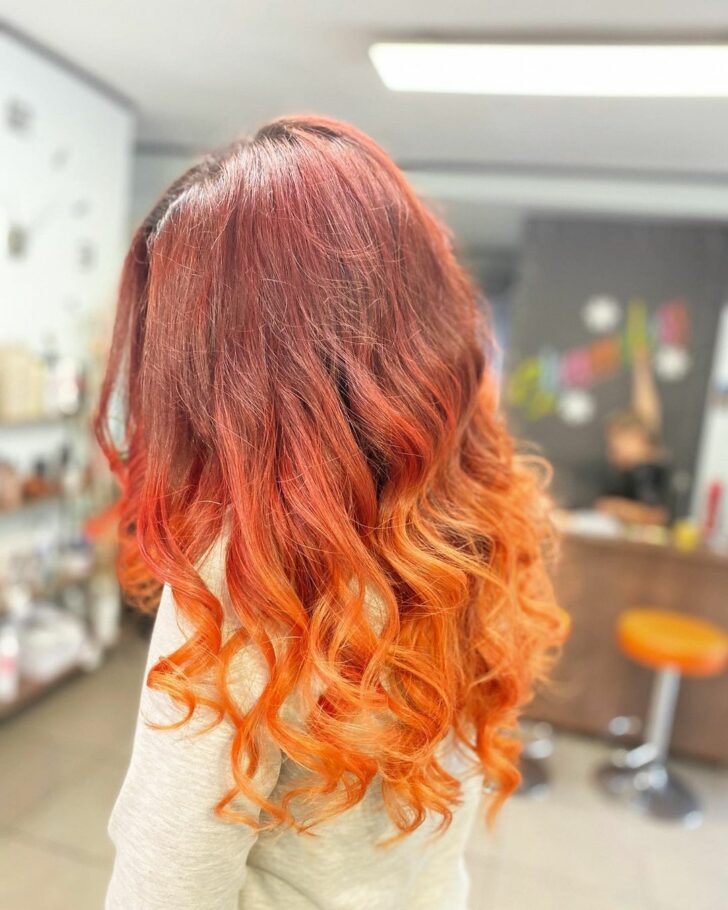 Ombré hair ruivo e fire ombré hair: o que é, inspirações, trends