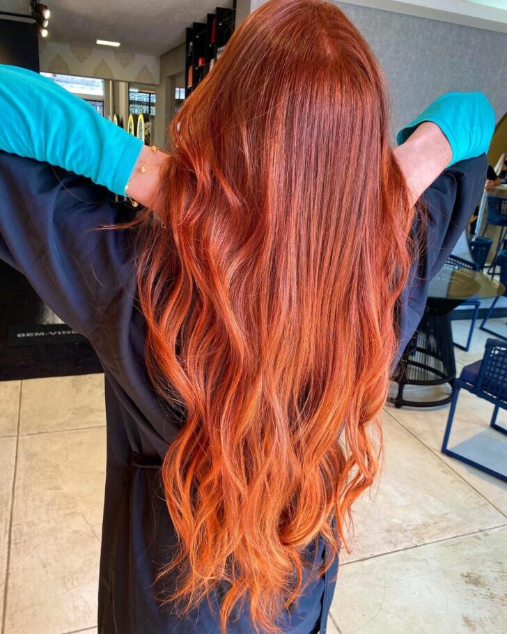 Ombré hair ruivo e fire ombré hair: o que é, inspirações, trends