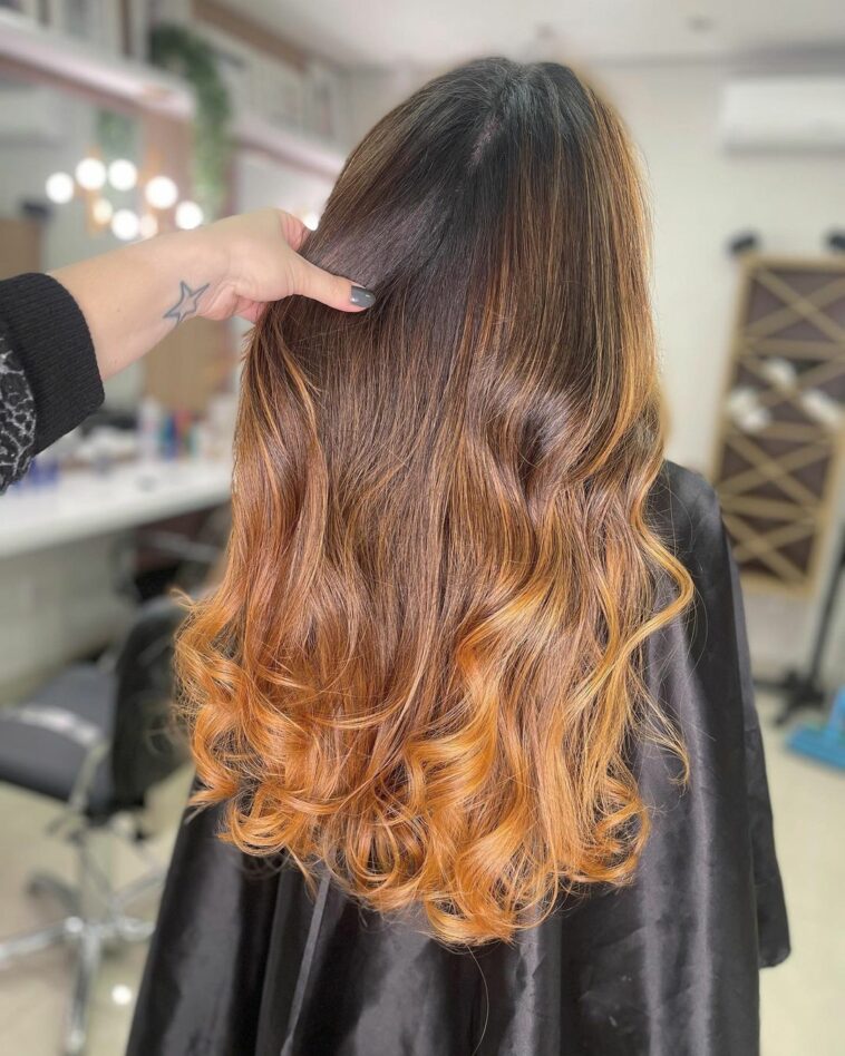 Ombré hair ruivo e fire ombré hair: o que é, inspirações, trends