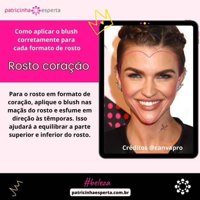 Blush Perfeito: Guia para Formatos de Rosto